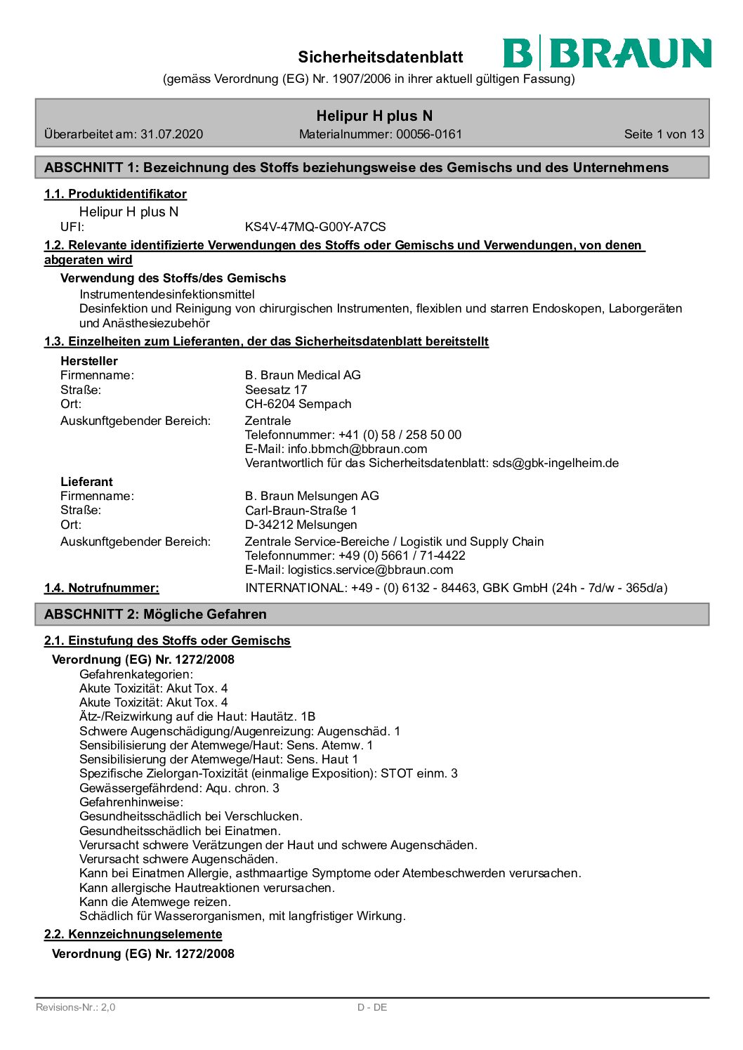 Helipur H PLUS N Instrumentendesinfektion 5 Liter - Hygiene Absolut ...